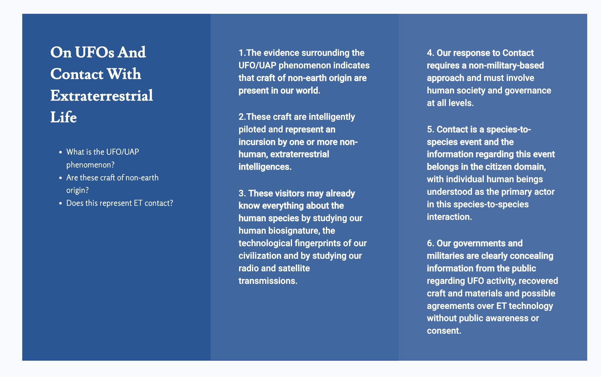 Standpoints - UFO Disclosure and Contact - Reed Summers